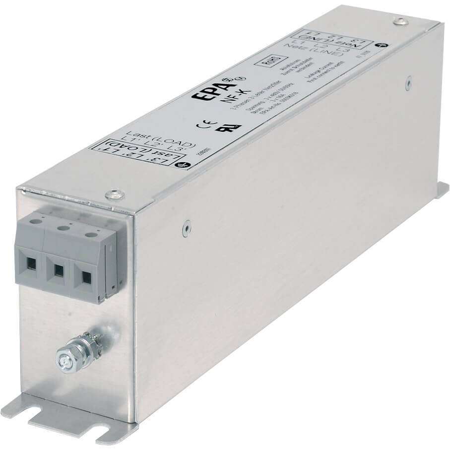 EMC | RFI filter 3 faset 220-480V, 75Amp. Type NF-K-75. ELSAG.DK